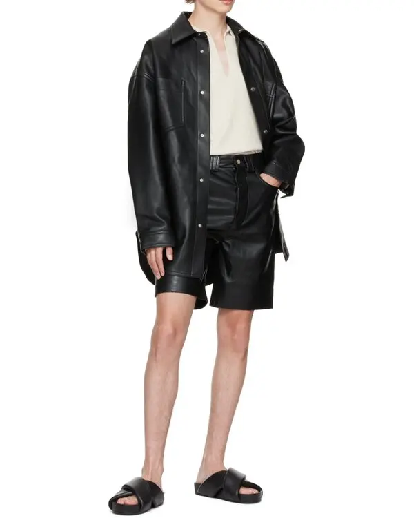 Nanushka Patch Pocket Long-sleeved Overshirt