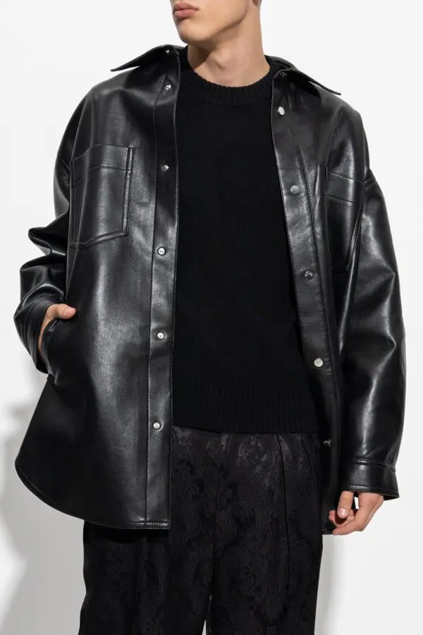 Nanushka Patch Pocket Long-sleeved Overshirt