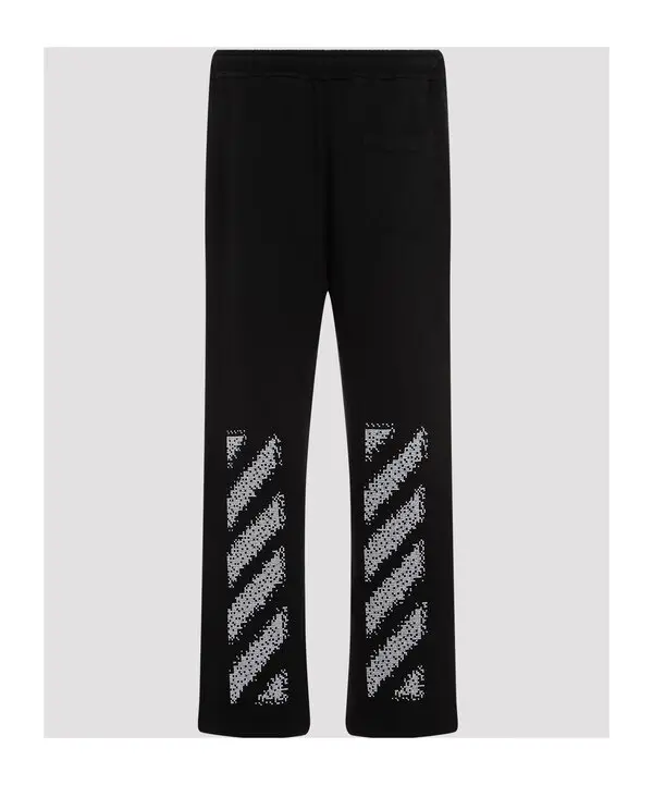 Off-White Drawstring Straight Leg Pants