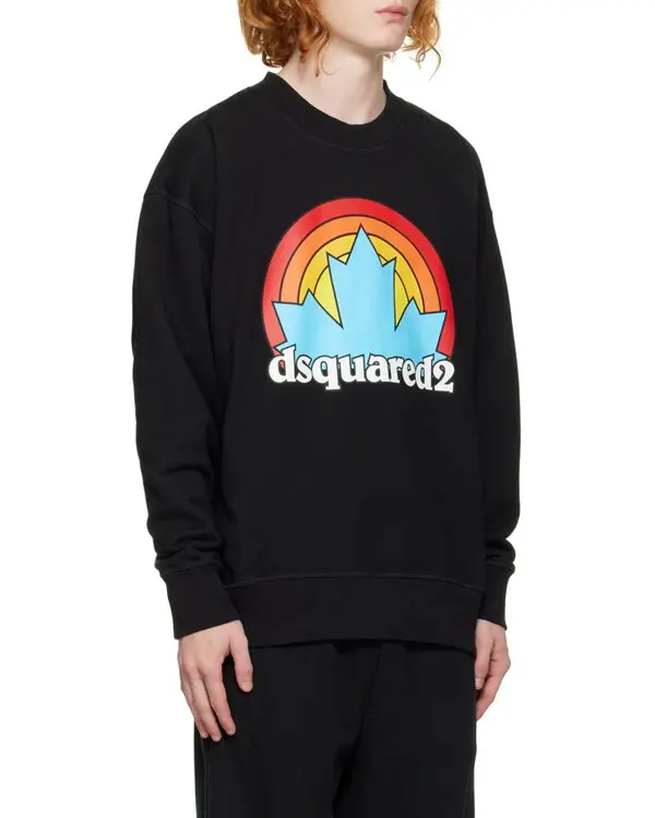 Dsquared2 Logo-printed Long-sleeved Sweatshirt