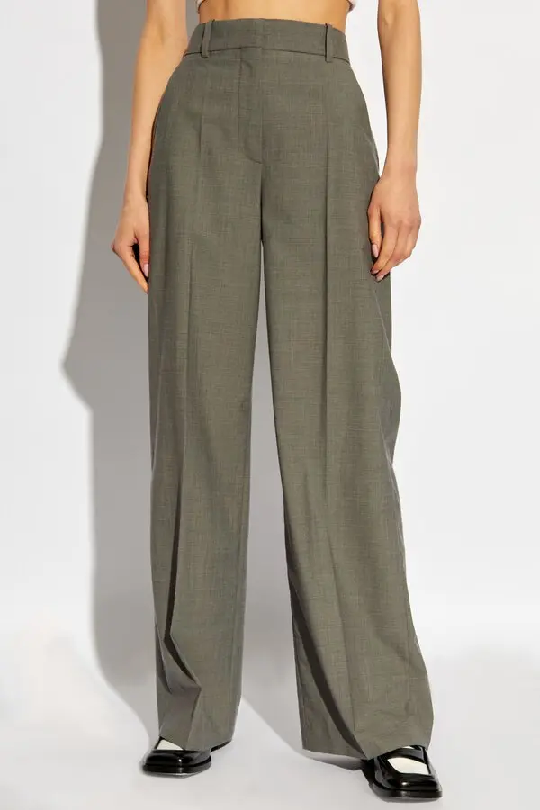 Kenzo Creased Wide-leg Trousers