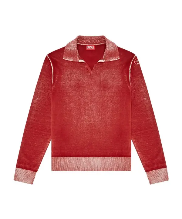 DIESEL® Faded Effect Fine-rib Jumper