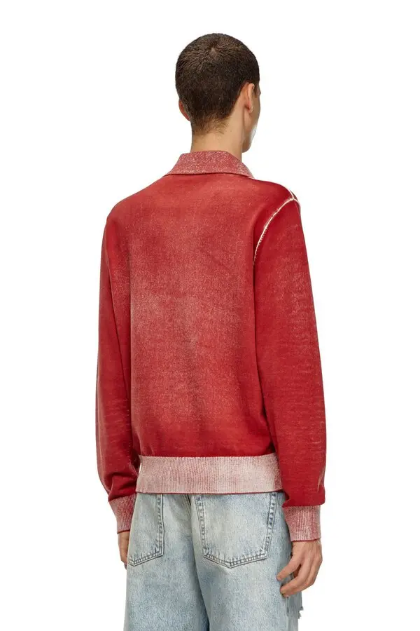DIESEL® Faded Effect Fine-rib Jumper