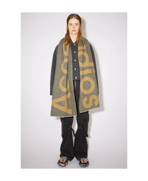 Acne Studios Intarisa-knit Wool-blend Scarf
