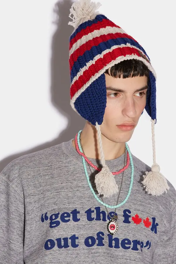 Dsquared2 Slogan-print Mélange Sweatshirt