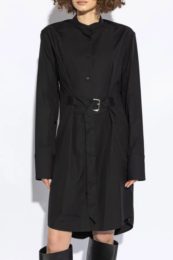 J.W.ANDERSON Belted Midi Shirt Dress