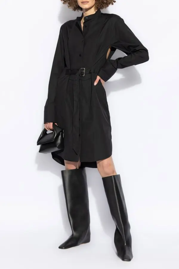 J.W.ANDERSON Belted Midi Shirt Dress