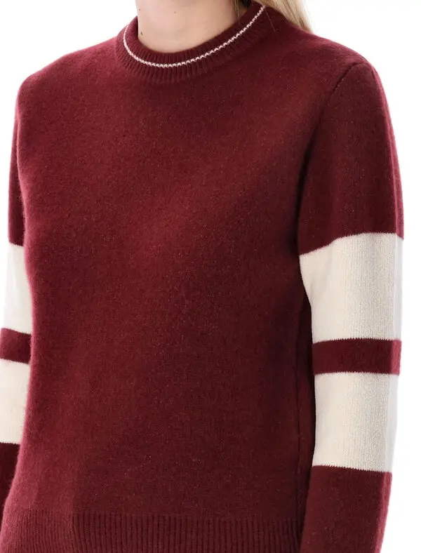 GOLDEN GOOSE Two-tone Knitted Jumper
