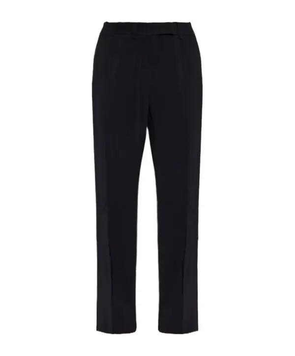Emporio Armani Creased Trousers - Black