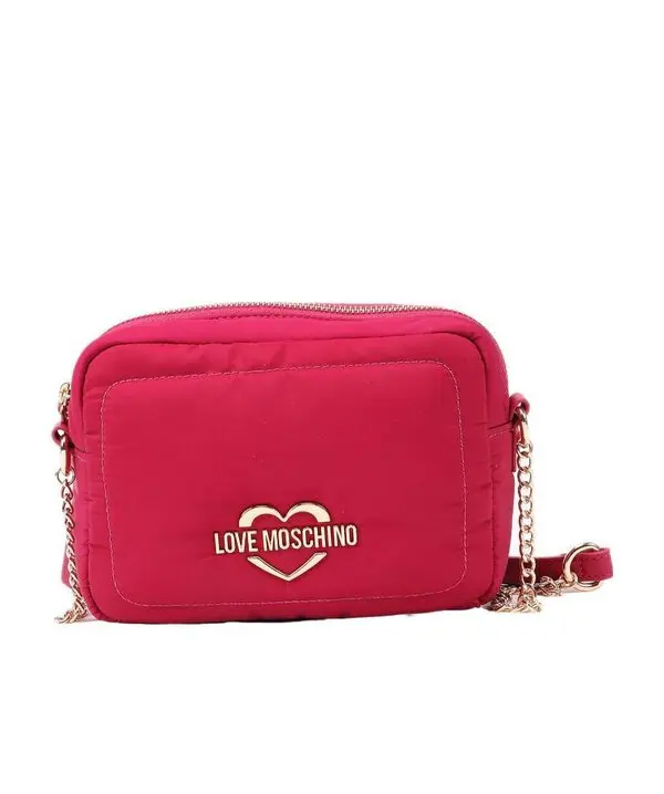 Moschino Logo-plaque Crossbody Bag - Red