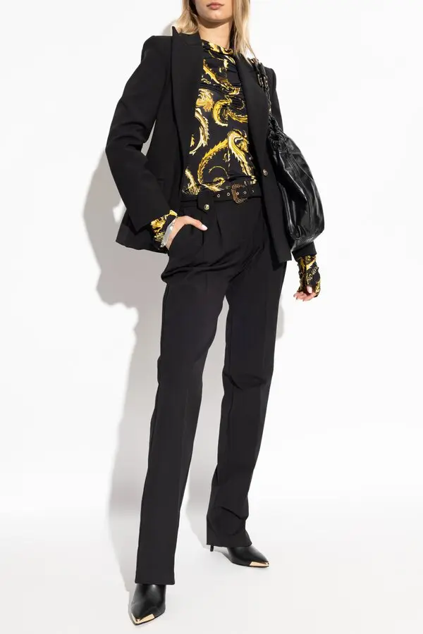 Versace Straight Leg Tailored Trousers