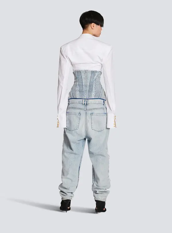 Balmain Cotton Vintage Boyfriend Jeans