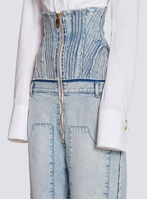 Balmain Cotton Vintage Boyfriend Jeans
