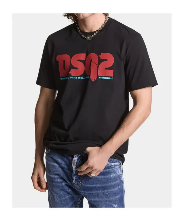 Dsquared2 Logo Printed Crewneck T-shirt
