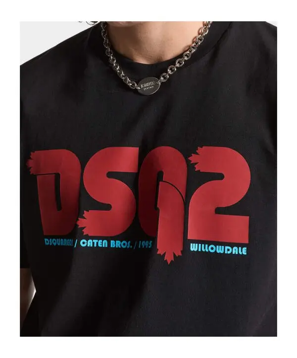 Dsquared2 Logo Printed Crewneck T-shirt