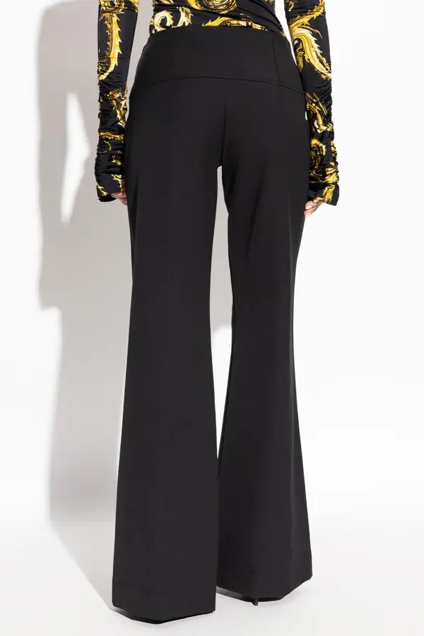 Versace Belted Wide-leg Pants