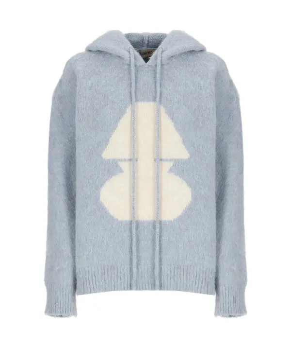 AUTRY Knit Hoodie - Gray