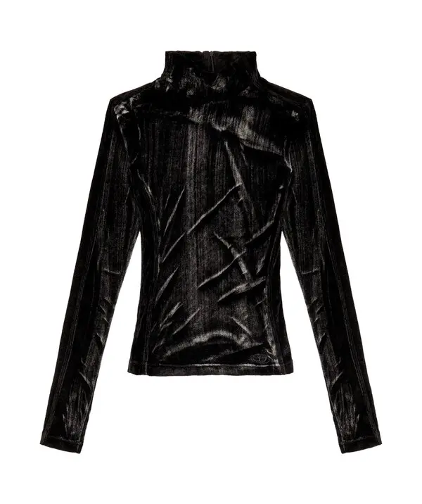 DIESEL® T-slimy Mock-neck Top