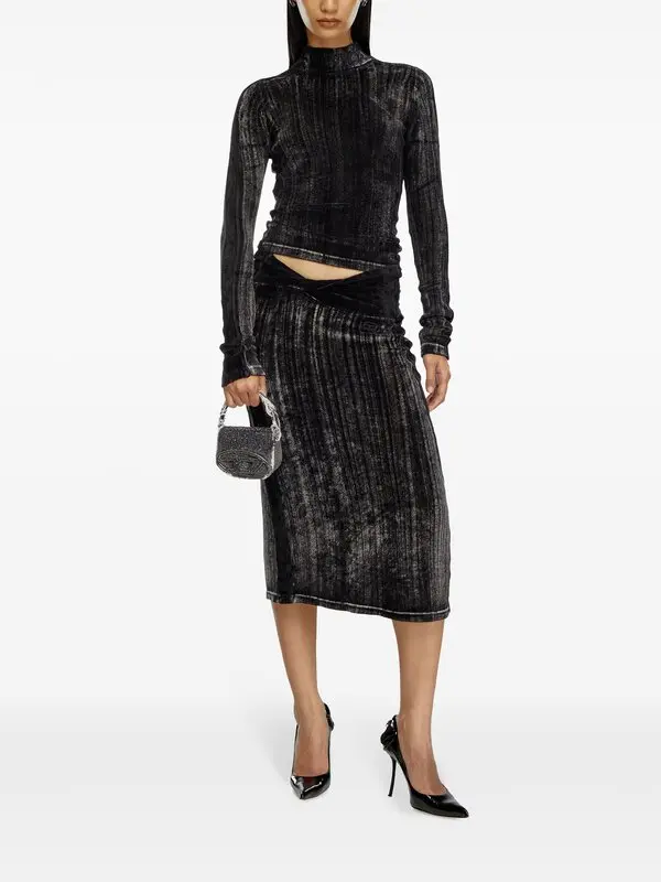 DIESEL® T-slimy Mock-neck Top