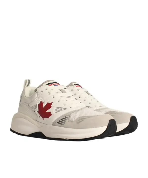Dsquared2 Dash Maple Leaf Quilted Sneakers