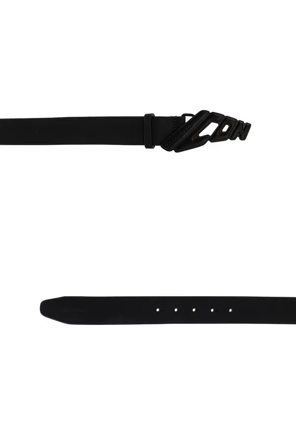 Dsquared2 Logo Engraved Buckled Belt