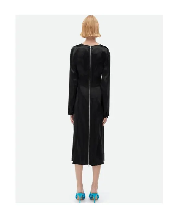 Bottega Veneta Logo Satin Dress