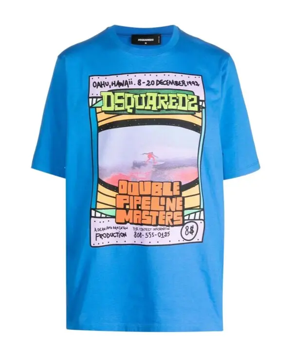 Dsquared2 Graphic-print Short-sleeve Cotton T-shirt