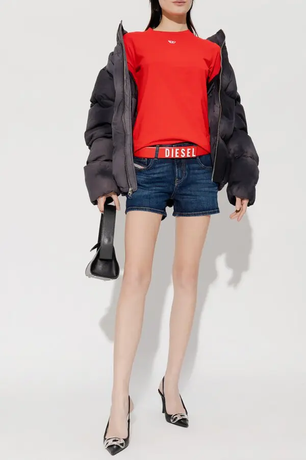 DIESEL® Straight-leg Denim Shorts