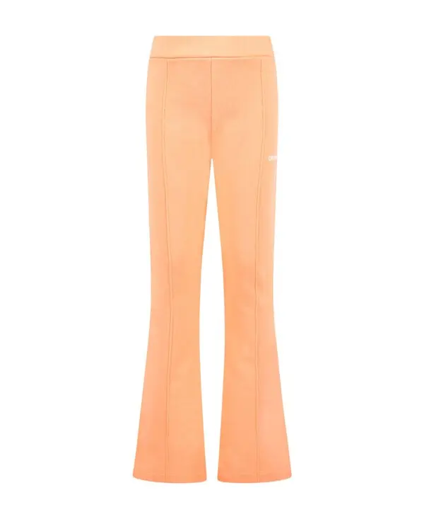 Off-White Helvetica Flared-leg Trousers - Orange
