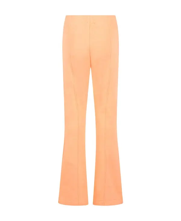 Off-White Helvetica Flared-leg Trousers - Orange