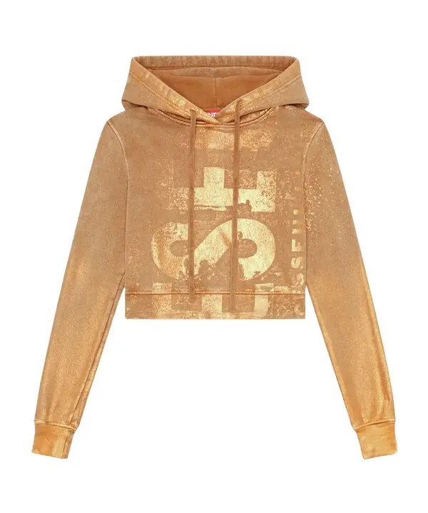 DIESEL® F-slimmy Hoodie - Light Brown