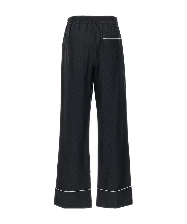Off-White Off Jacquard High Waist Pajama Pants