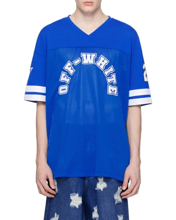 Off-White Logo Embroidered Crewneck T-shirt