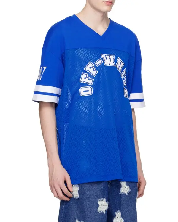 Off-White Logo Embroidered Crewneck T-shirt