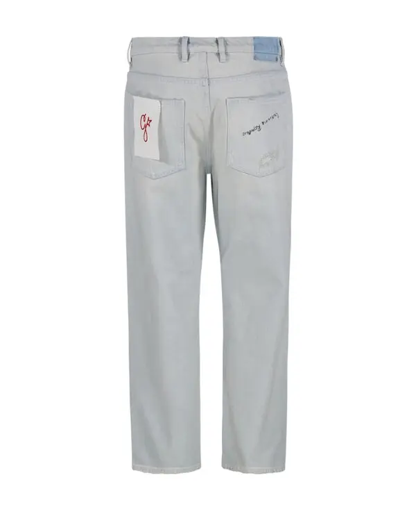 GOLDEN GOOSE Distressed Cropped Jeans