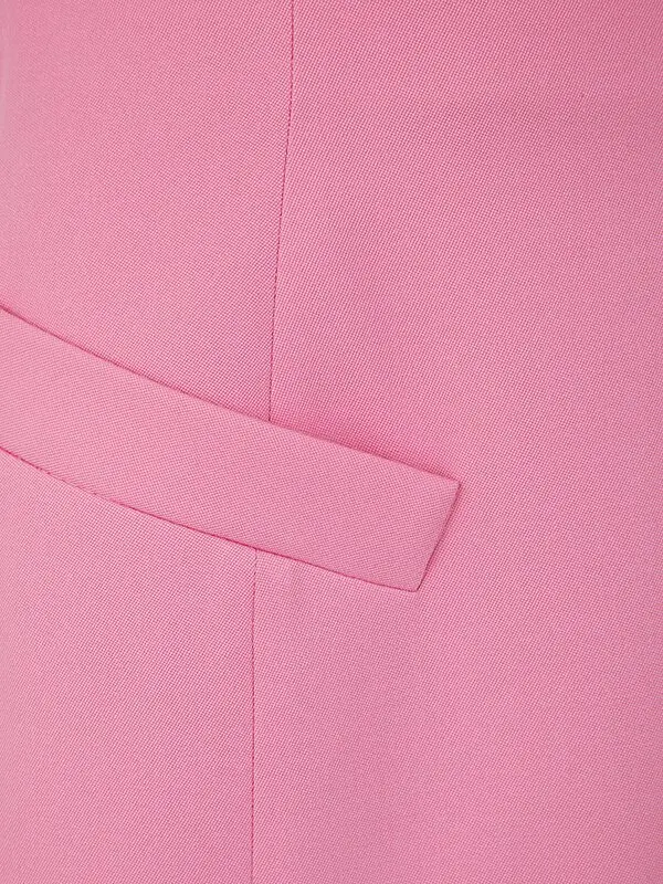 Balmain Rear Zipped Pencil Skirt