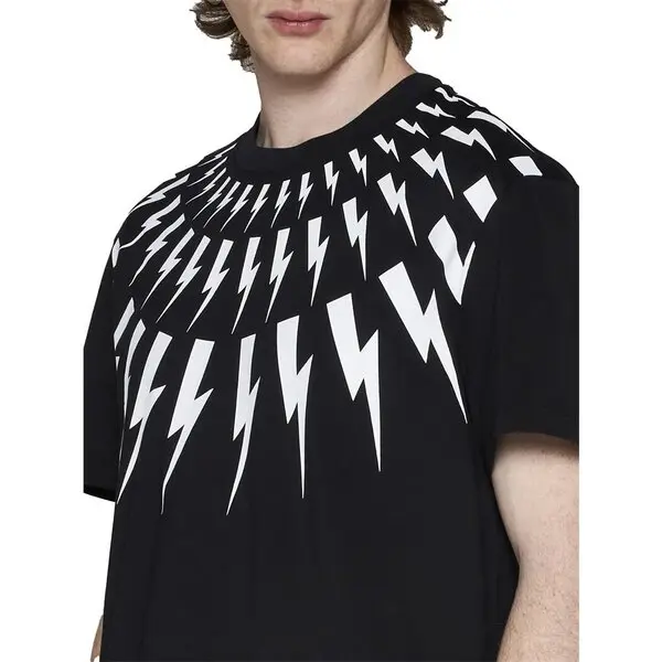 Neil Barrett Graphic-print Cotton T-shirt