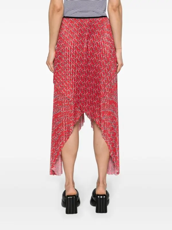 Burberry Mid-rise Pleated Skirt
