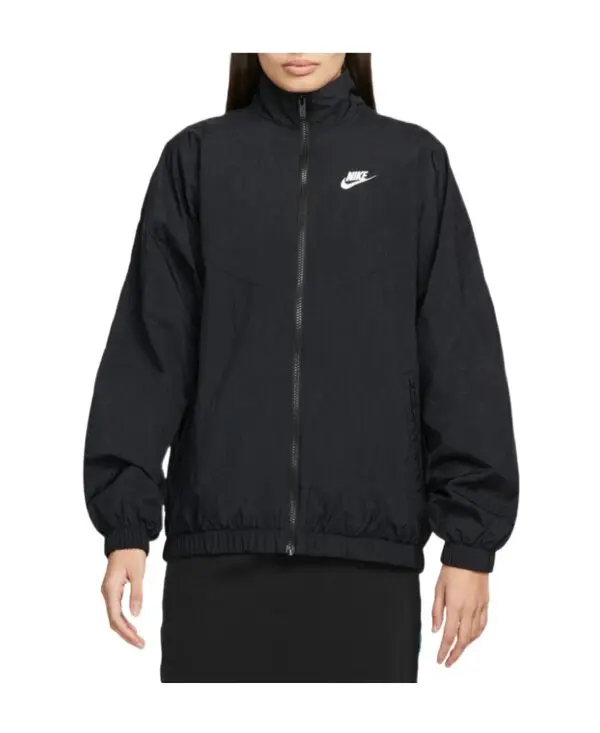 Nike Embroidered-logo Zipped Jacket - Black