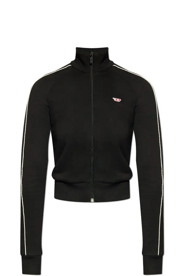 DIESEL® F-jamila-piping-d Zipped Sweatshirt