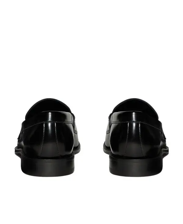 Dsquared2 Logo Printed Round Toe Loafers