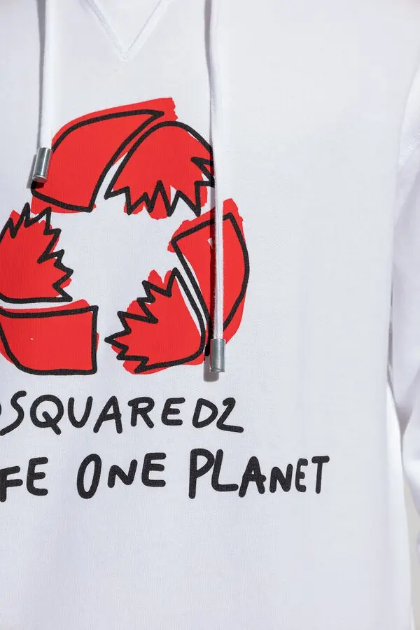 Dsquared2 Logo-print Drawstring Hoodie