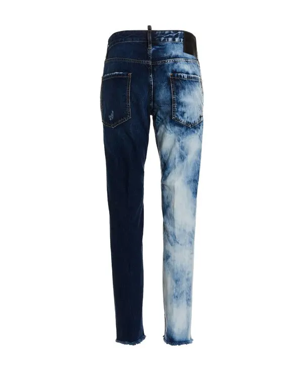 Dsquared2 Washed-denim Straight-leg Jeans