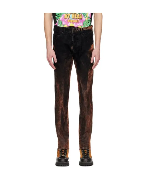 Dsquared2 Rust Velvet Cool Guy Jeans