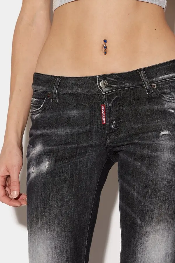 Dsquared2 Jennifer Distressed Skinny Jeans
