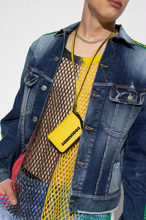 Dsquared2 Logo Lettering Zipped Wallet