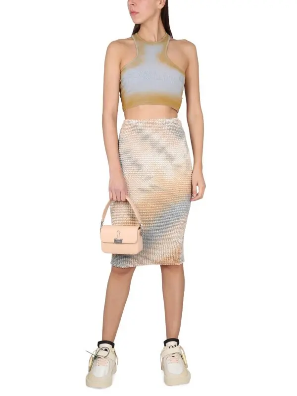 Off-White Tie-dye Pencil Skirt