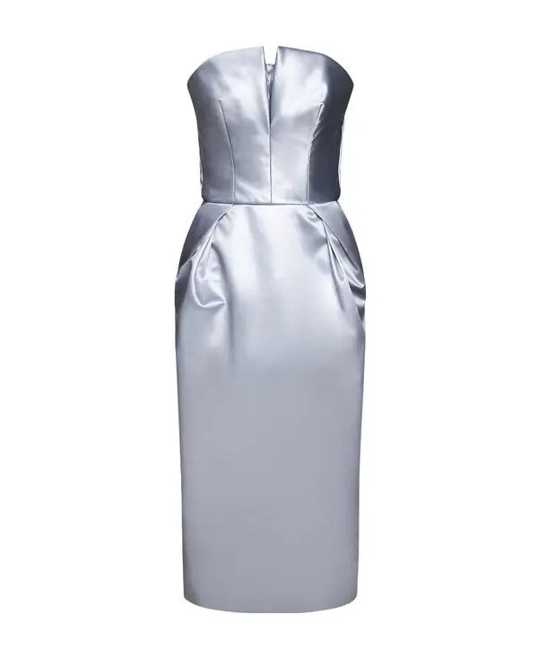 MAISON MARGIELA Cintzed Draped Satin Dress