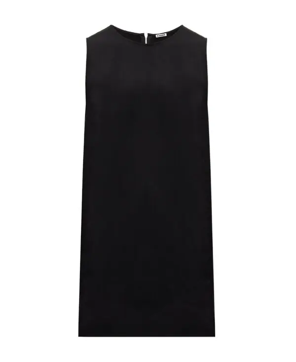 JIL SANDER Half-zipped Round-neck Long Tank Top