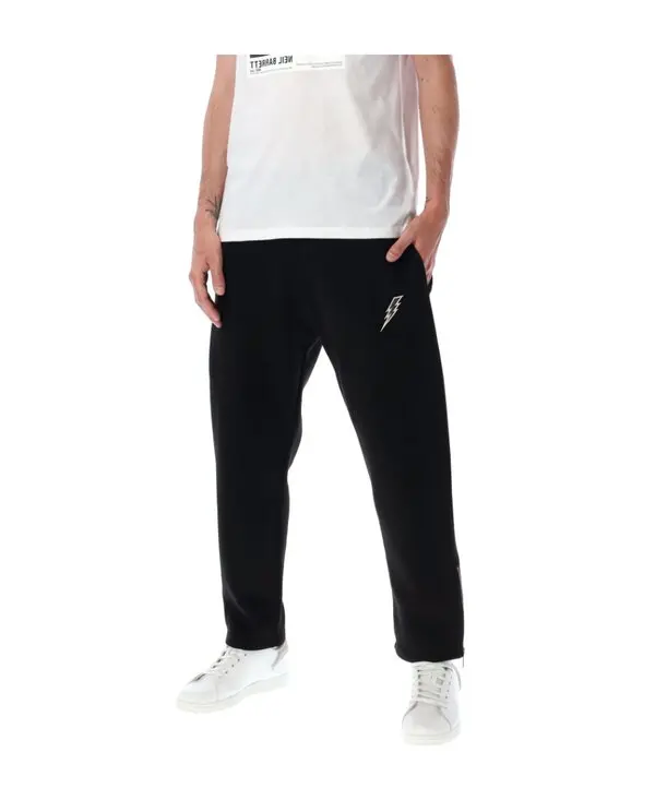 Neil Barrett Embroidered-logo Jogging Trousers